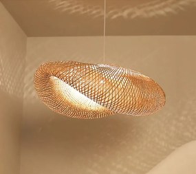Toolight, závěsné svítidlo Natural 1xE27 APP880-1CP, přírodní, OSW-05240