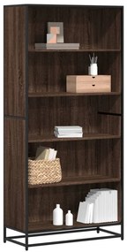 Knihovna hnědý dub 80,5 x 35 x 170,5 cm kompozitní dřevo 3300859