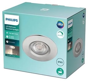 Philips - LED Stmívatelné koupelnové podhledové svítidlo DIVE 1xLED/5W/230V IP65