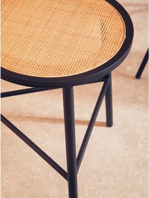Černá/v přírodní barvě ratanová stolička Depok – Premier Housewares