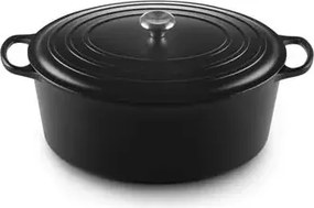 Le Creuset Signature Oválný hrnec s poklicí 40 cm černá