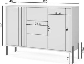ADRK Furniture Komoda Nexo ADRK-CHES-NEX-120-K