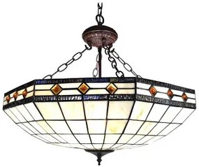 Závěsná lampa Tiffany ART DECO Clayre &amp; Eef 5LL-6127