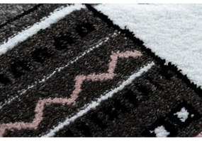Dywany Łuszczów Dětský kusový koberec Petit Lama grey kruh - 160x160 (průměr) kruh cm