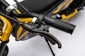LEAN CARS Elektrická motorka krosová A9901 36V, žlutá