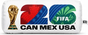 polštář, dekorativní, tvar obdélník, motiv WORLD CUP 2026, 24x55x10 cm, polyester/akryl/látka, tématika MS 2026, Dekorino PD20260003