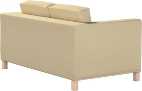 Potah na pohovku IKEA  Karlanda 2-místná, krátký barva zelená látka pletený vzor
