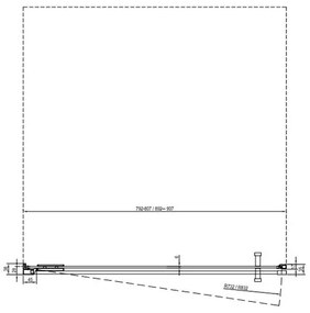 Ravak Cool Sprchové dveře, 90 cm, transparent/chrom  COSD1-90 X0VV70A00Z1