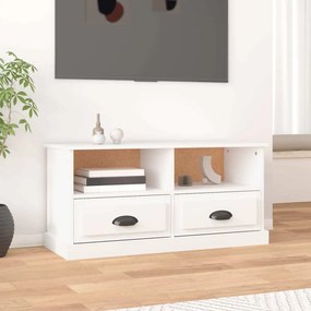 vidaXL TV skříňka 93 x 35,5 x 45 cm kompozitní dřevo [816468] Barva: hnědý dub