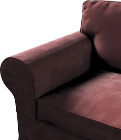 Potah na křeslo IKEA Ektorp barva červená látka lesklé, sametová