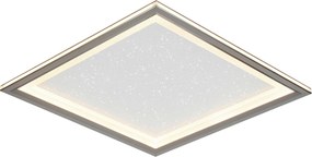 XXXLutz STROPNÍ LED SVÍTIDLO, 45/45/6,1 cm Novel - Stropní svítidla - 008227140202