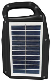 Multifunkční solární LED lampa s reproduktorem a powerbankou Kemp
