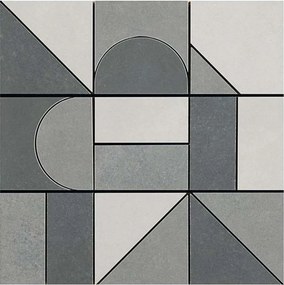 EBS Omnia - Dekor 30x30 cm, matná mozaika nielsen argent MOMNI30AR