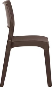 Zahradní židle 2 ks mocca polypropylen 317727