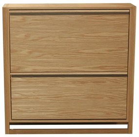 Výklopný botník v dekoru dubu v přírodní barvě NewEst – Woodman