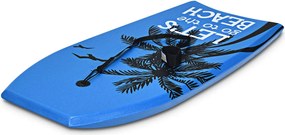 Costway Bodyboard lehké plavecké prkno na pláž pro děti a dospělé 106 cm modré