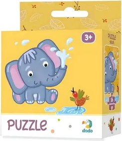 DODO Puzzle Slon / 16 dílků / 22 x 22 cm