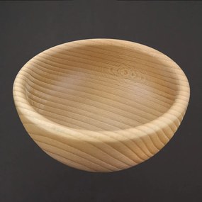 AMADEA Dřevěná miska kulatá, masivní dřevo, 14 cm