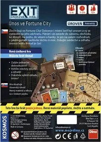 DINO EXIT Úniková hra: Únos ve Fortune City / pro 1-4 hráče / délka hr