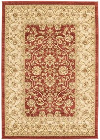 Červený  koberec Byrne 02 Rozměry: 240x340 cm