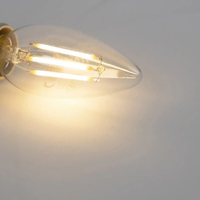 Sada 5 stmívatelných LED svíček E14 B35 čiré 3W 250lm 2700K