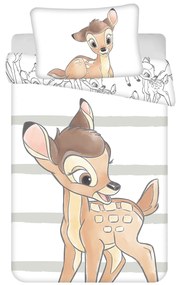 Jerry Fabrics Povlečení do postýlky Bambi stripe baby 100x135, 40x60 cm