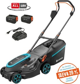 Gardena PowerMax 37/36V P4A - sada - Aku rotační sekačka