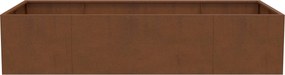 BestBerg Vyvýšený cortenový zahradní záhon  BBGR-860CT / 860 l / 200 x 100 x 43 cm / corten