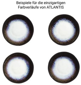 Butlers ATLANTIS Snídaňový talíř 23 cm - černá
