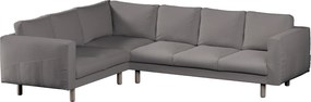 Potah na pohovku IKEA Norsborg rohová 5-místná barva béžová látka pletený vzor