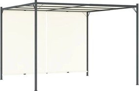 vidaXL Zahradní pergola se zatahovací střechou 3 x 3 m [312225] Barva: taupe