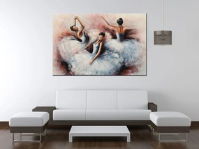 Gario Ručně malovaný obraz Nádherné baletky Rozměry: 70 x 100 cm