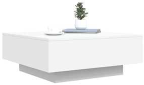 Konferenční stolek bílý 80 x 80 x 31 cm kompozitní dřevo - Default Title