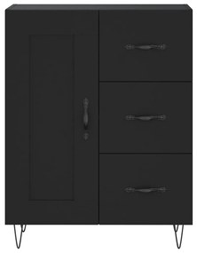 Skříň highboard černá 69,5 x 34 x 180 cm kompozitní dřevo - Default Title