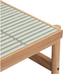 Konferenční stolek v přírodní barvě 66x60 cm Tile – Hübsch