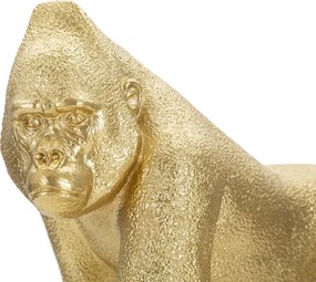 Dekorativní soška Gorilla Front zlatá