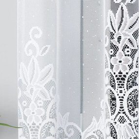 Dekorační oblouková krátká záclona na žabky BERENIKA 160 bílá 300x160 cm MyBestHome