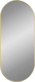 vidaXL Nástěnné zrcadlo 100x45 cm oválné [348201] Barva: Stříbrná