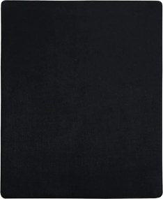 Jersey prostěradlo černé 100x200 cm bavlna 136212