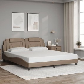 Rám postele Viana bez matrace cappuccino 180x200 cm umělá kůže 3208114