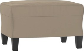 3místná pohovka s podnožkou taupe 180 cm tkanina z mikrovlákno 3201231