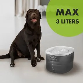 Napáječ pro zvířata GB392 šedá / Fontánka / 3 l / USB 5V/1A