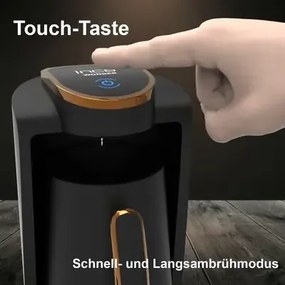 INCA TURBO Wonder Touch-Control černá / Kávovar / dotykové ovládání