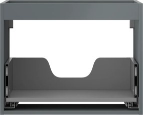 Mexen Box-A, závěsná skříňka 60 cm, 1 zásuvka, grafitová matná, 91AX0-0600-470-1-66