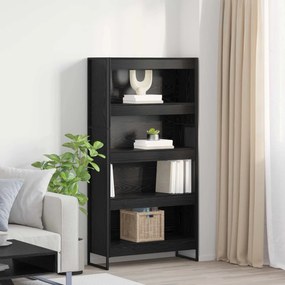 Knihovna 80 x 30 x 155 cm Kompozitní dřevo Černý dub 3403004