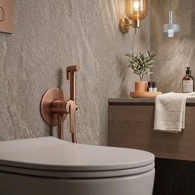 Rea, Podomítková bidetová baterie Rea Ontario Brush Copper, REA-B4505