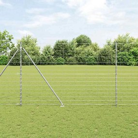 Svařované drátěné ploty s hroty 50 x 1,6 m Pozinkovaná ocel 3351466
