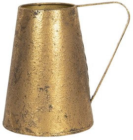Zlatý dekorační džbán s patinou Bernetta - 22*16*21 cm
