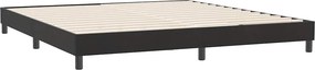 Postel Box Spring bez matrace černá 180x220 cm samet 3315887