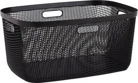 Koš na čisté prádlo MY MESH antracit, 45 l